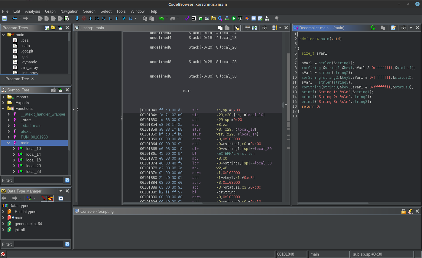 Deobfuscating Android ARM64 strings with Ghidra: Emulating, Patching ...